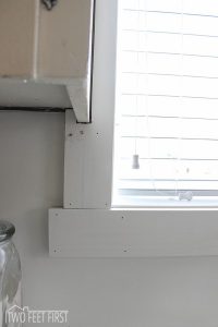 Adding Trim Around Kitchen Window