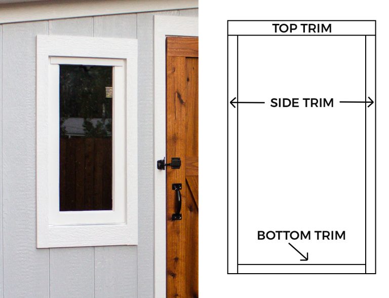 How to install shed siding and trim | Building a shed from scratch