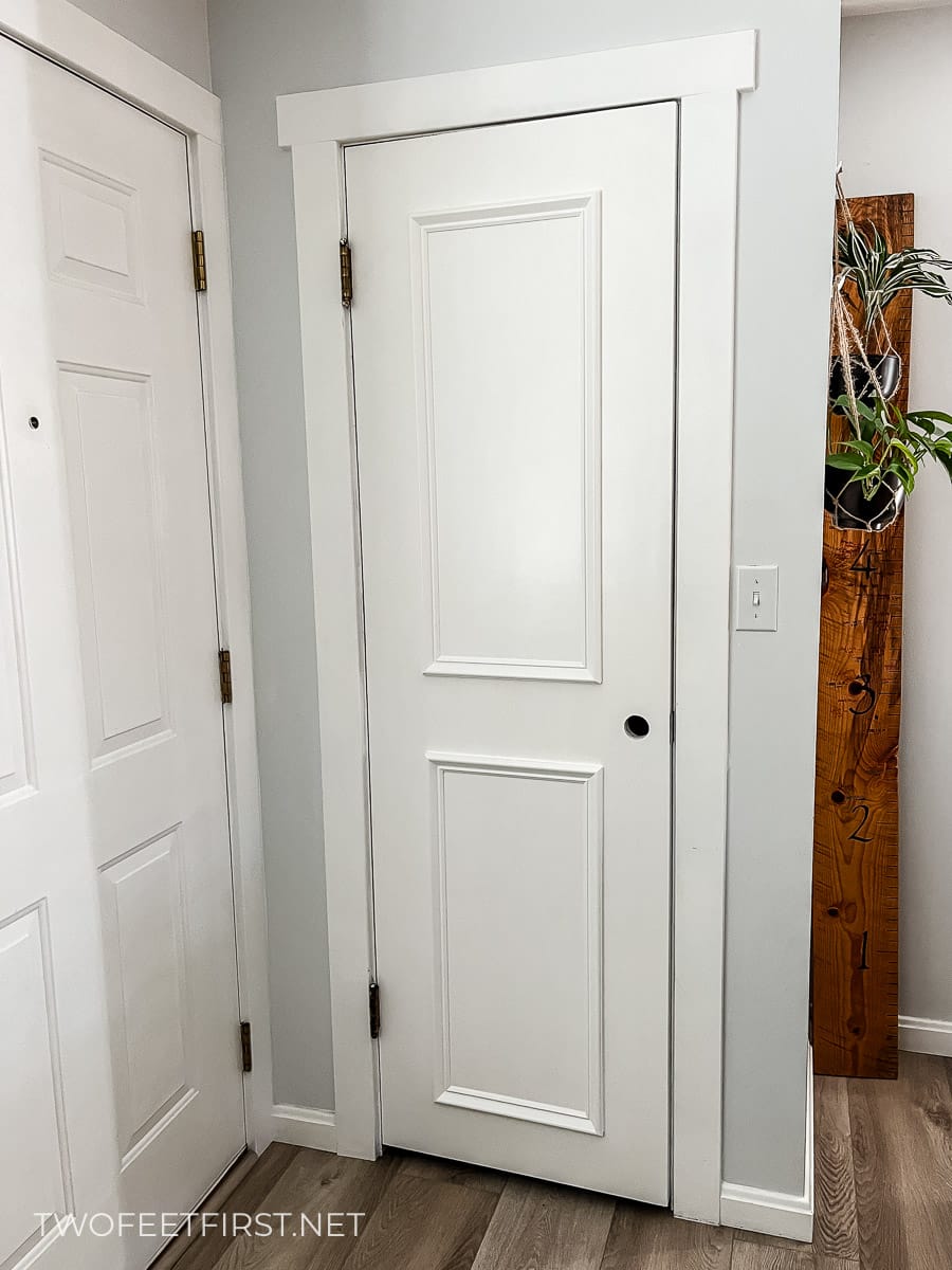 Flat Panel Door Makeover | Upgrade Ugly Hollow Core Doors