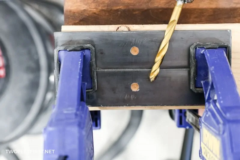 DIY Farmhouse Wood Beam Chandelier - TwoFeetFirst