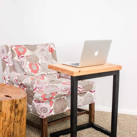 DIY laptop table for couch