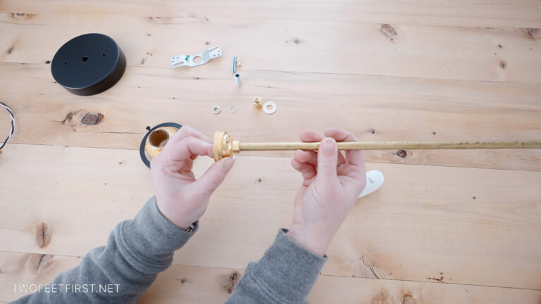 How to make a DIY pendant light