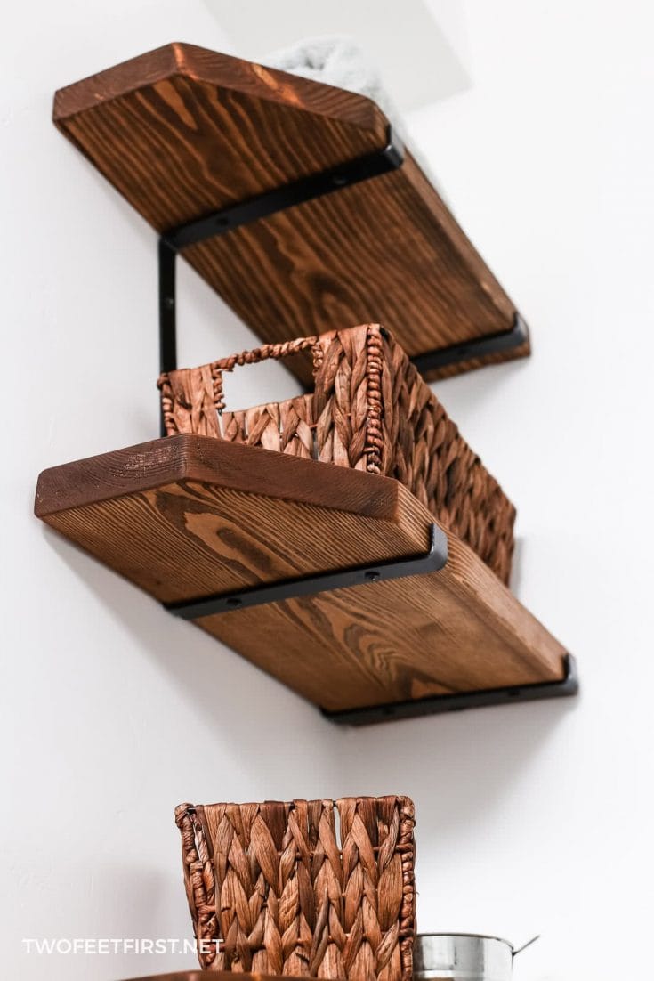 Homemade metal shelf brackets | How to tutorial