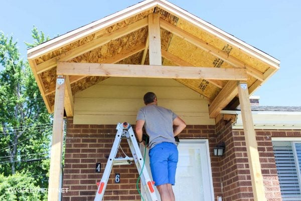 Adding a front porch to an existing house | TwoFeetFirst