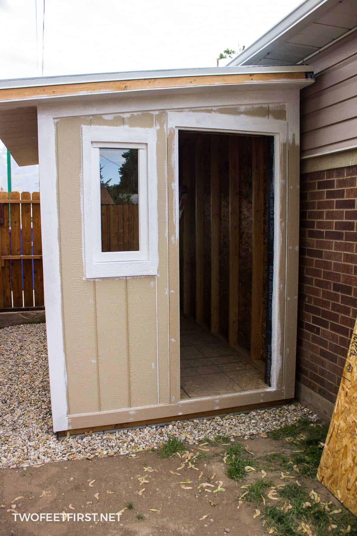 How to install shed siding and trim | Building a shed from scratch