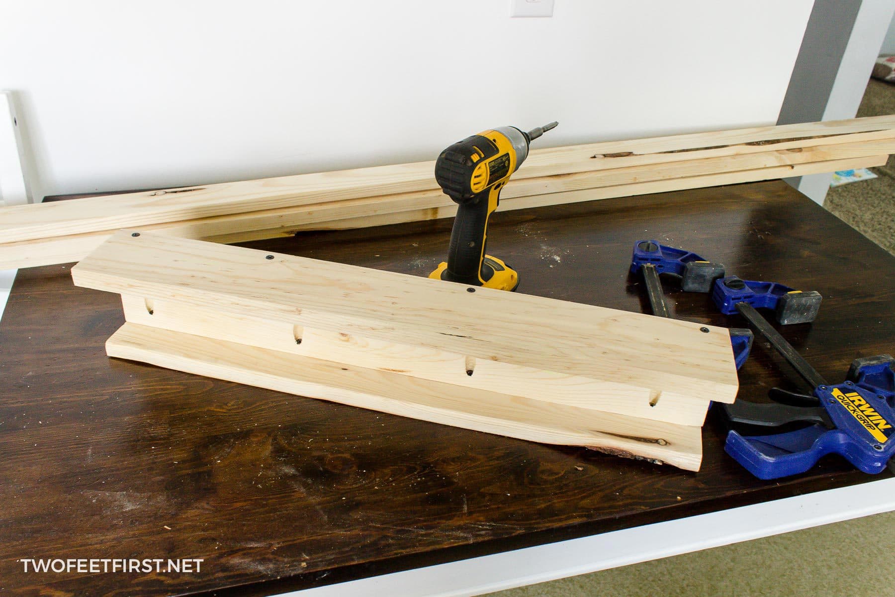 How to Make a DIY Picture Ledge