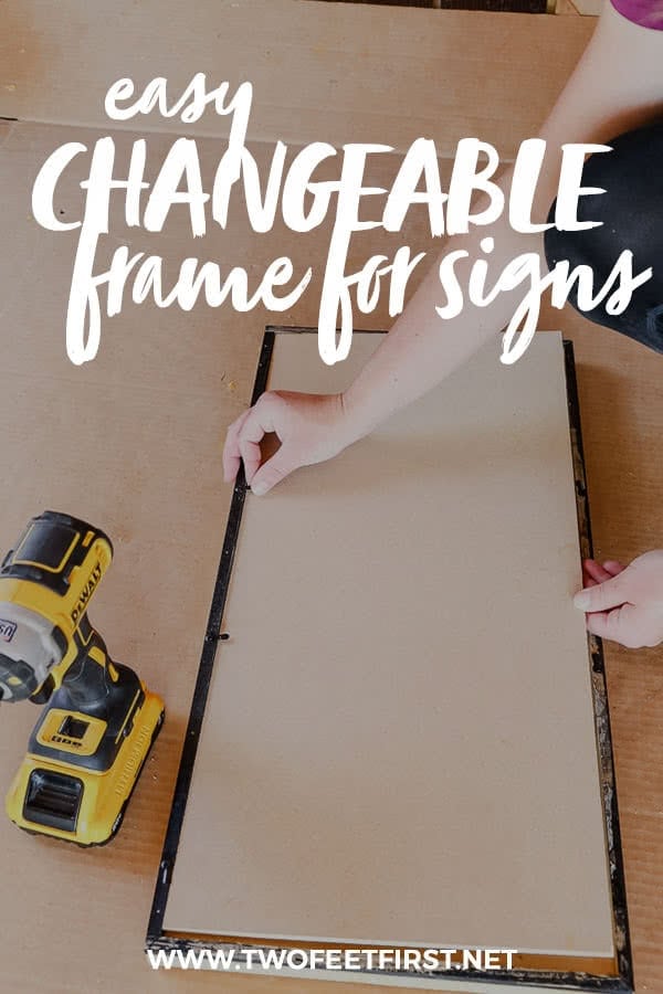 Build An Easy Changeable Frame for Signs: A Fantastic Gift Idea