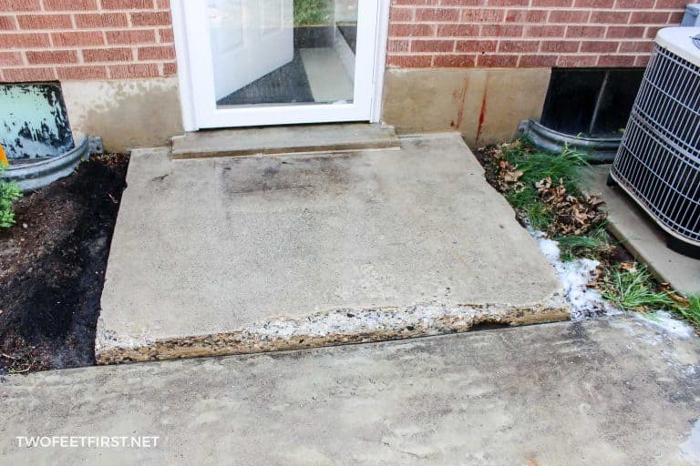How to repair concrete steps | Fix chipped steps | TwoFeetFirst