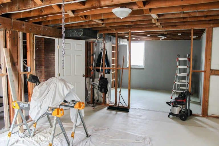 Insulating and framing a basement