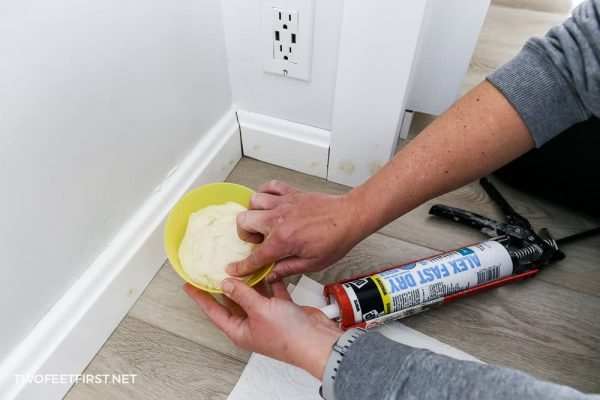 How to caulk trim and baseboards