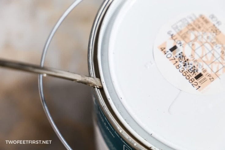How to open a paint can | The easy way without a mess