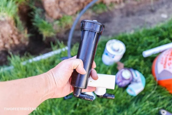 Sprinkler System Installation For A Lawn