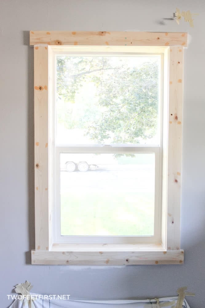 How to case a window | DIY tutorial on installing window casing