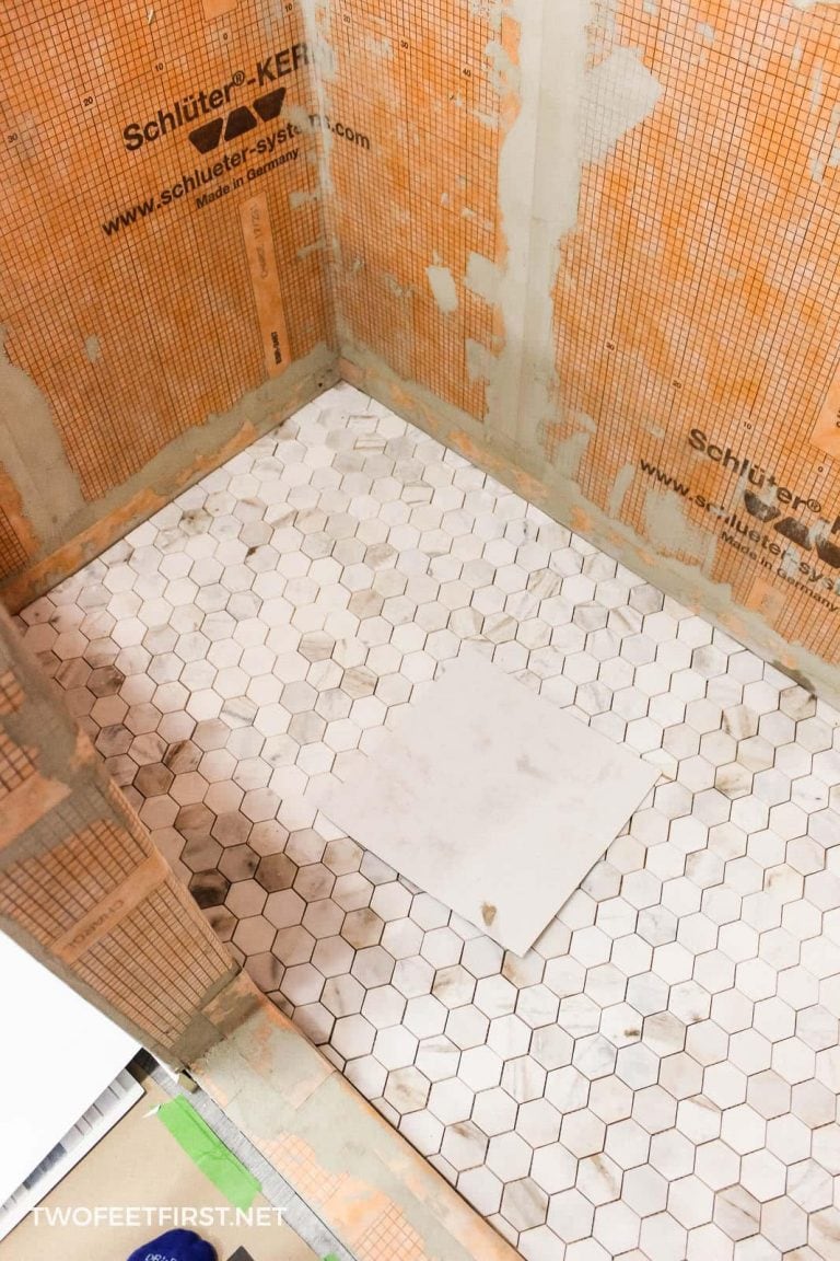 My experience tiling a shower for the first time