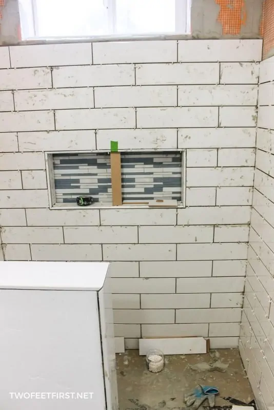 My experience tiling a shower for the first time